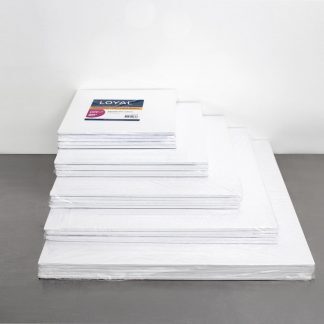 White Masonite Board Square