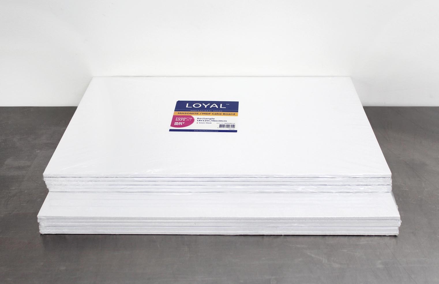 Rectangle Masonite Board White
